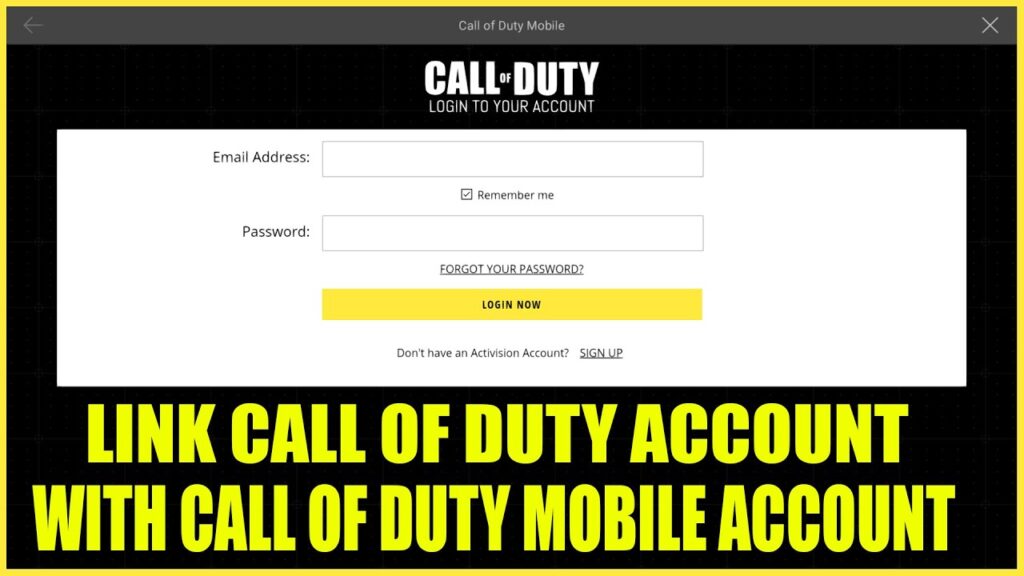 HOW TO LINK CALL OF DUTY ACCOUNT WITH CALL OF DUTY MOBILE ACCOUNT ...